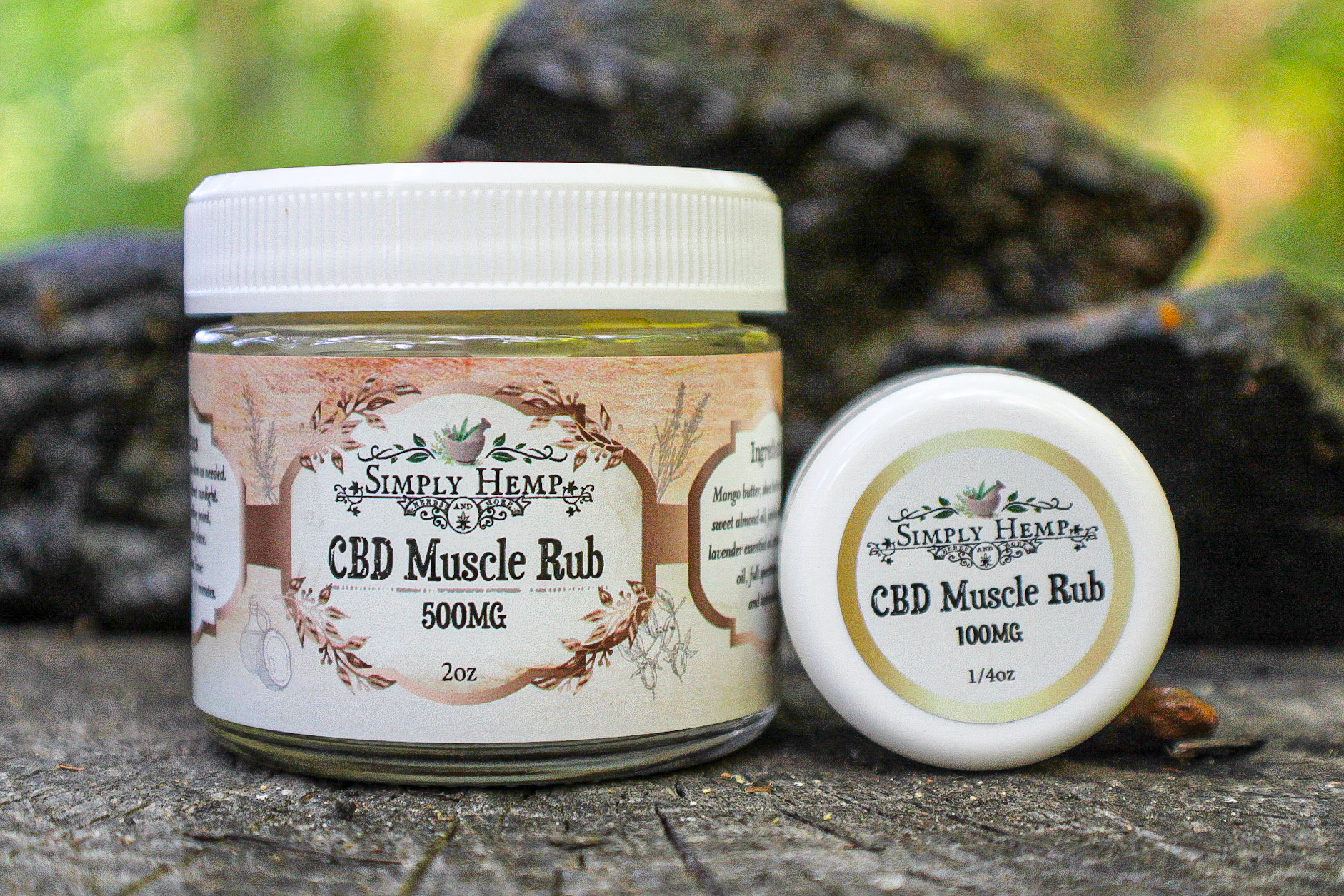 Simply Hemp CBD Muscle Rub - Simply Hemp Herbs & More