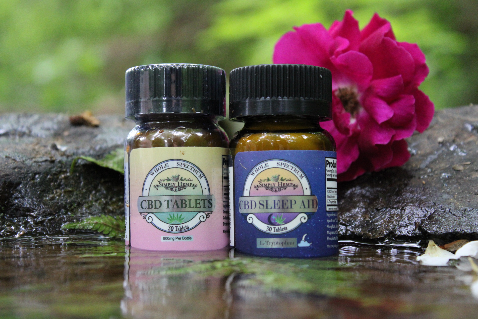 Simply Hemp Whole Spectrum CBD Tablets - Simply Hemp Herbs & More